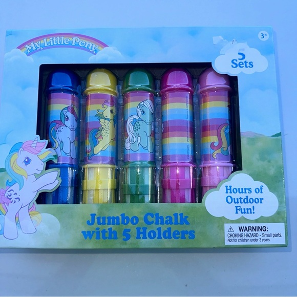 Hasbro | Toys | My Little Pony 5 Pack Jumbo Chalk Set Twilight Sparkle ...